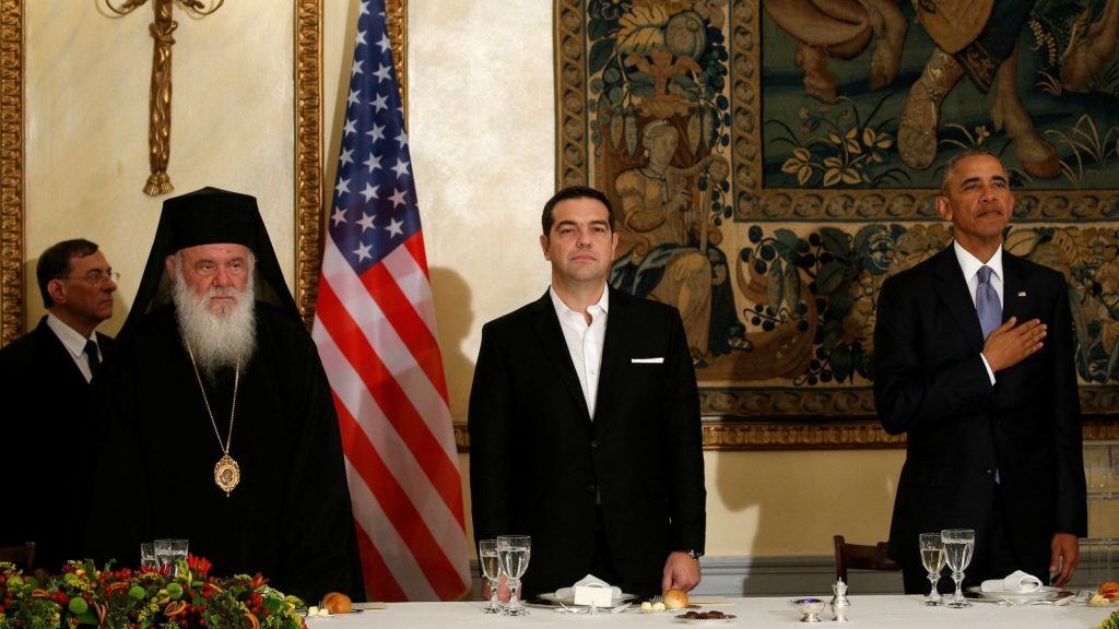 Obama offers Greece solidarity on debt as police clash with protesters ...