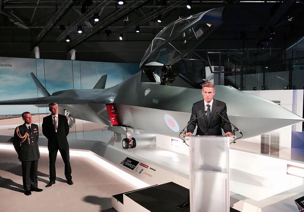 Britain unveils fighter jet model to rival Franco-German programme ...