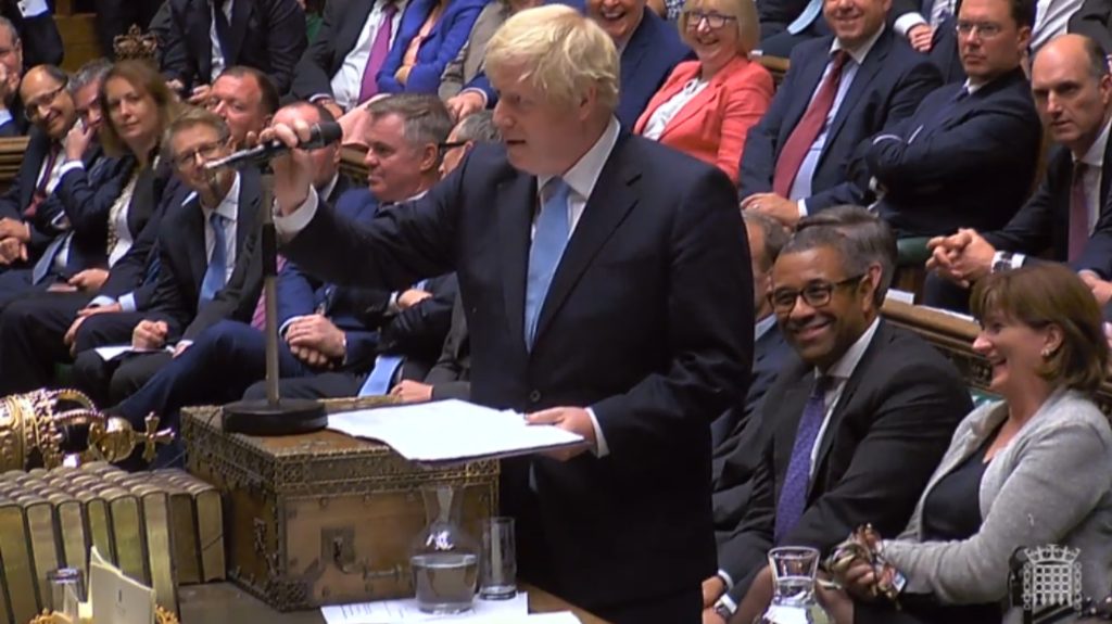 Johnson tells parliament: You can tie my hands, but I will not delay ...
