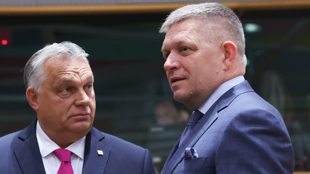 Hungary, Slovakia criticise more aid to Ukraine as EU fights over ...