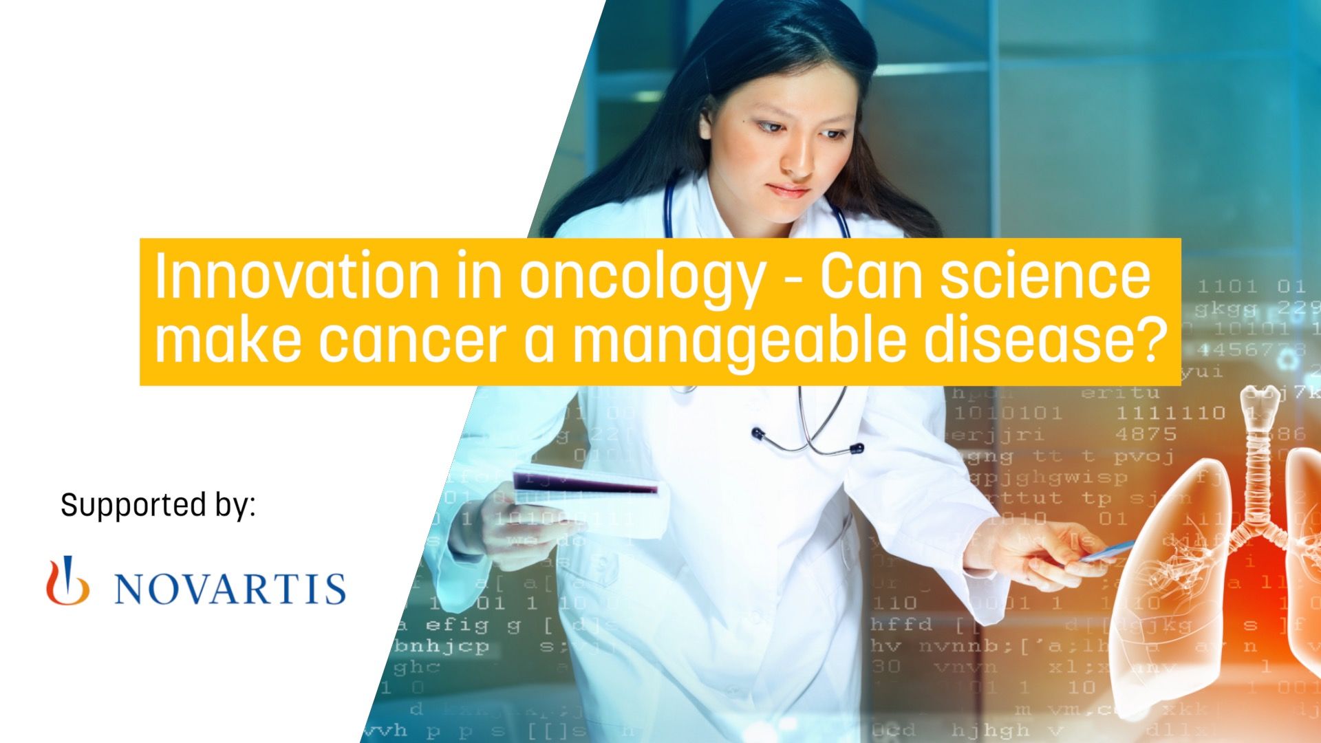 Innovation in oncology - Can science make cancer a manageable disease ...