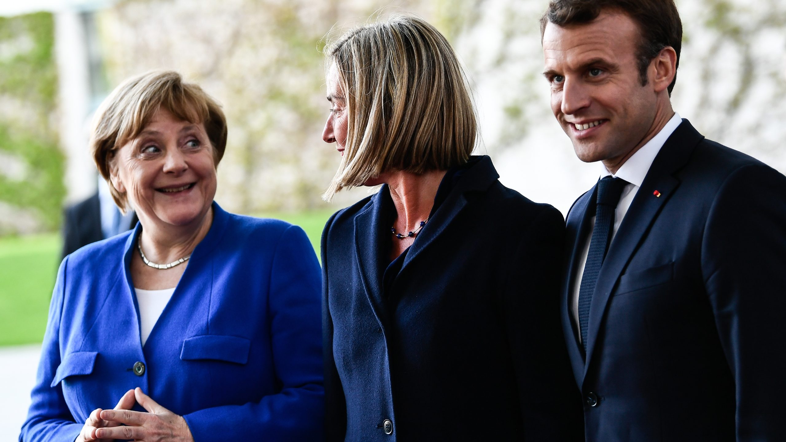Macron says he would back Merkel if she runs for EU leadership | Euractiv