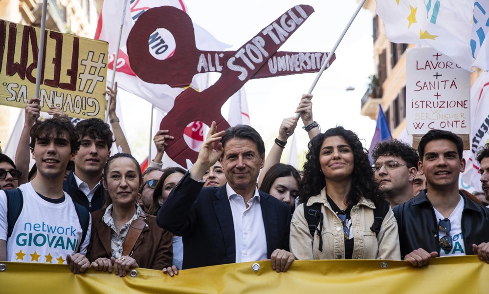 Five Star Movement leads major protest in Rome against EU defense push ...